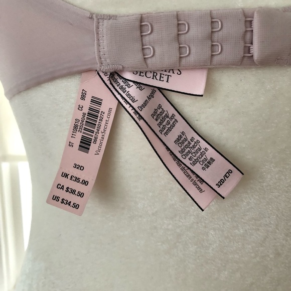 Victoria's Secret | Intimates & Sleepwear | Nwt Vs Dream Angels Pushup ...